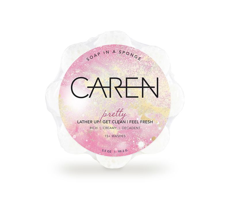 Caren Shower Soap Sponge - Pretty - White – CAREN